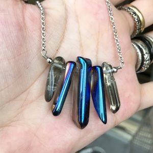 Silverskylight | Jewelry | Genuine Midnight Blue Titanium Crystal ...